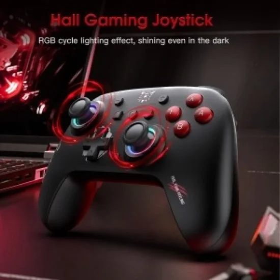 ONIKUMA C1 Dual-Mode Hall Effect Gaming Controller with 6-Axis ...