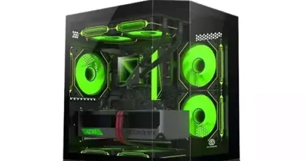 Revenger Air Box Mini BK Mid-Tower Gaming Case with 5 ARGB Infinity Fans