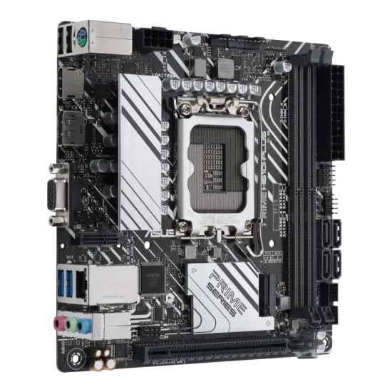 ASUS PRIME H610I-PLUS DDR5 LGA 1700 Mini ITX Motherboard for Intel 12th ...