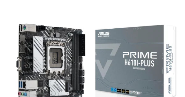 ASUS PRIME H610I-PLUS DDR5 LGA 1700 Mini ITX Motherboard for Intel 12th ...