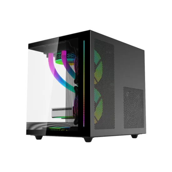 VALUE-TOP V900 Dual-Chamber Micro ATX Frameless Gaming Casing | High ...